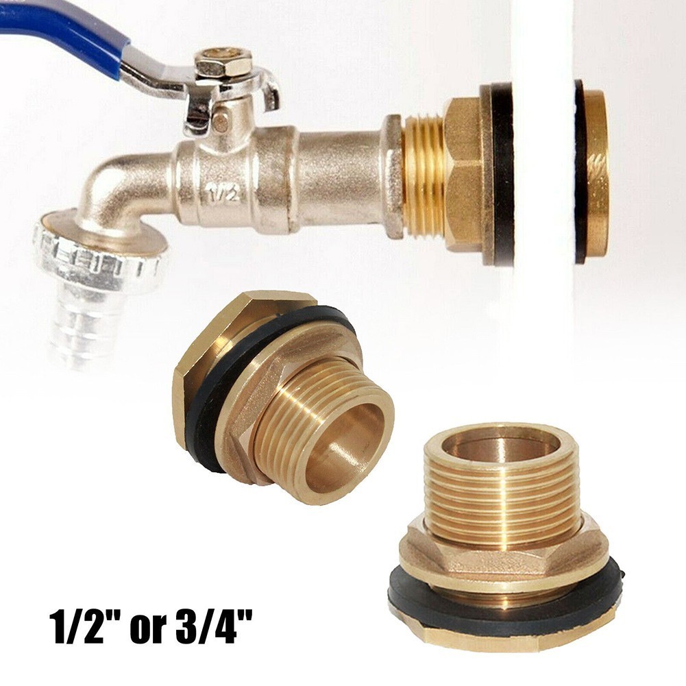 NEW Water Butt Water Tank Tap Buckets Connector Brass Bib Tap Click ...