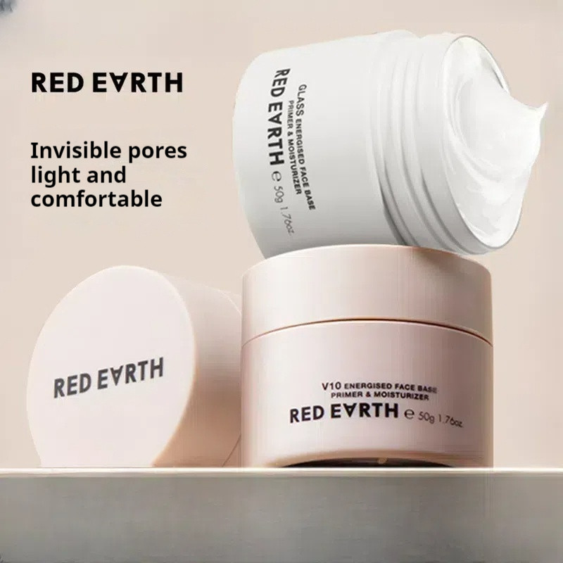 Red Earth Cream Isolation Cream Makeup Primer红地球贴贴霜隔离 Two-in-one Pre ...