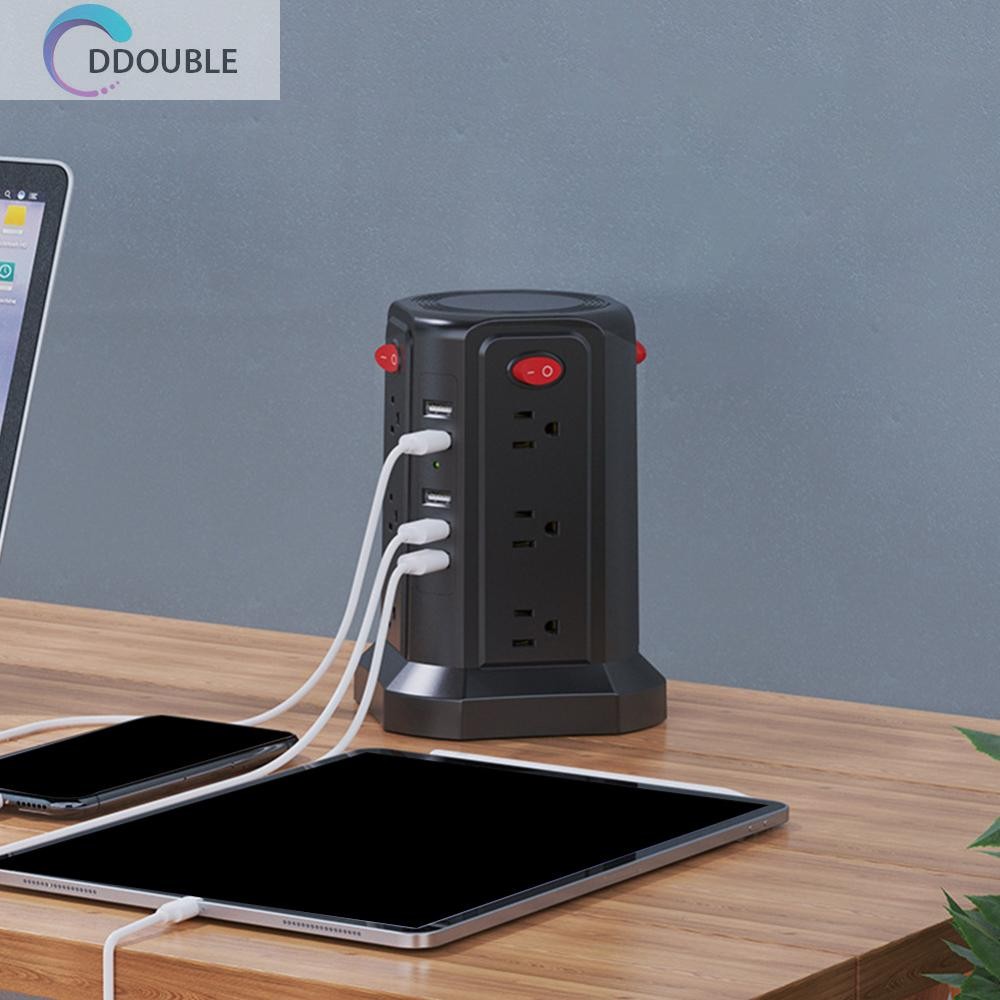 [Ddouble.my] US Multi Plug Socket Power Strip 1.8m Extension Cord with ...