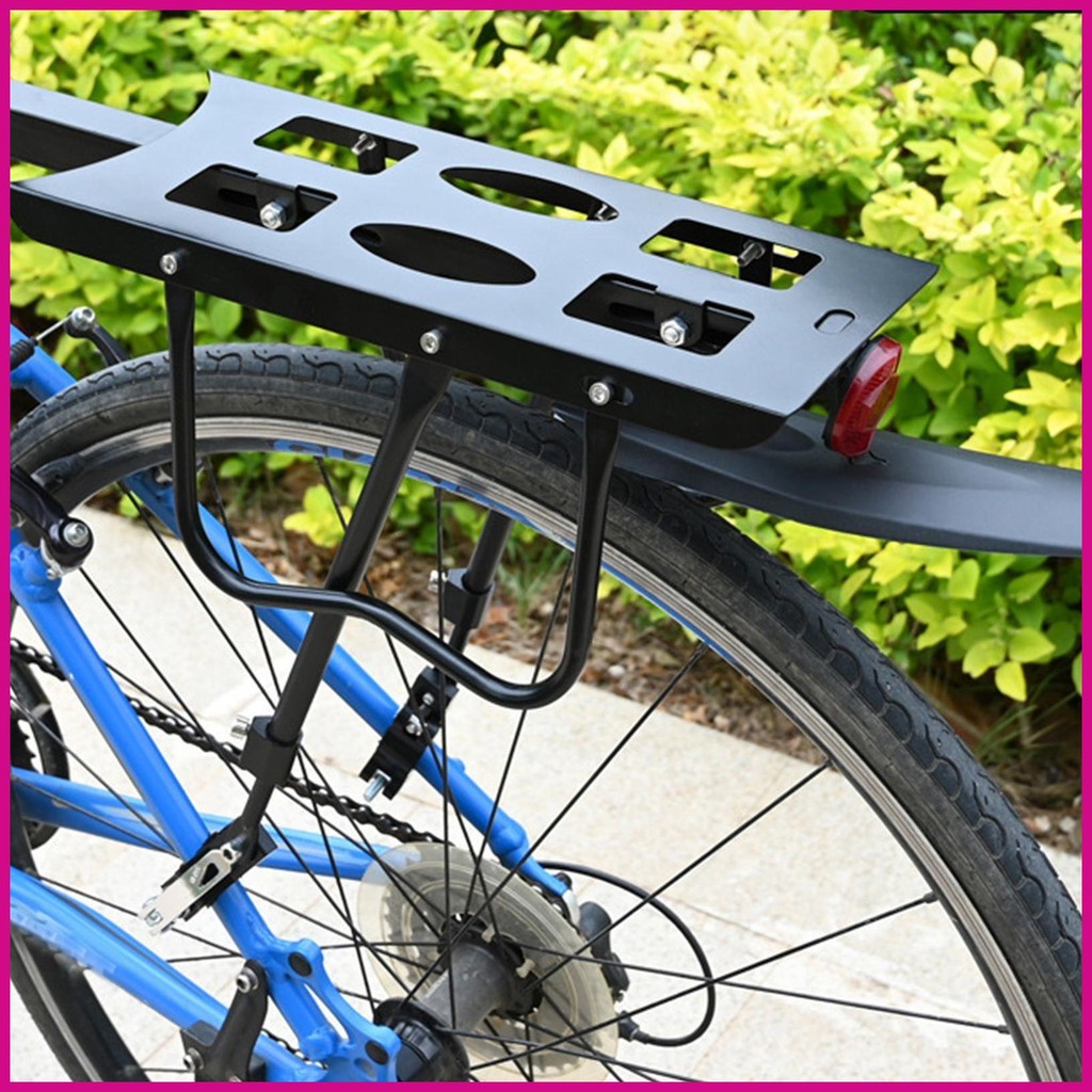 Cycle Rear Rack Carrier Rear Shelf Bracket With Warning Reflectors Load ...