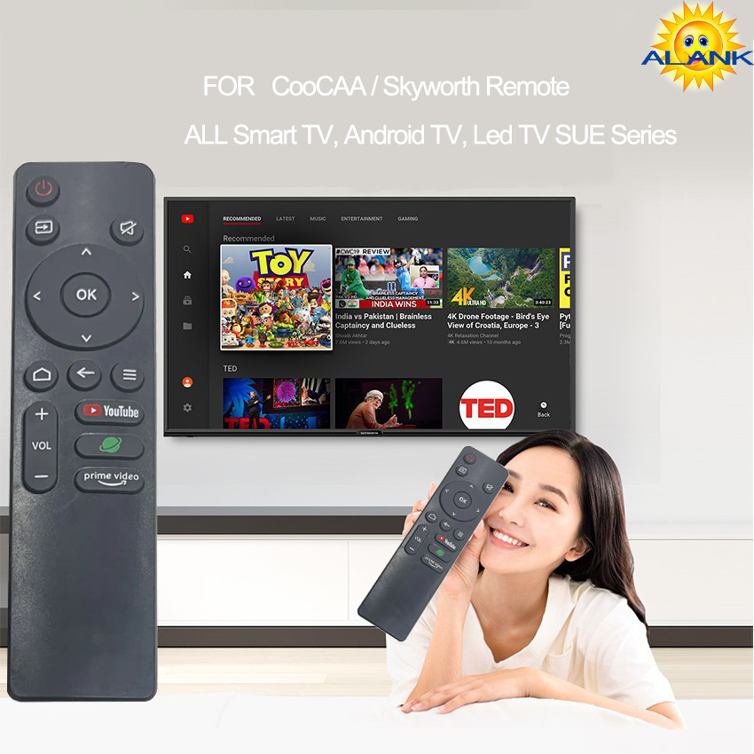 For for Skyworth/coocaa LCD TV Remote Control Android TV, Led TV SUE ...