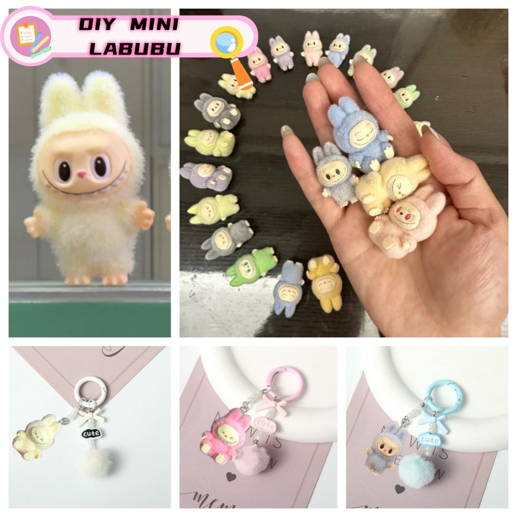 mini labubu Sheep Eye Nail Buckle DIY Jewelry Pendant Doll Revamp ...