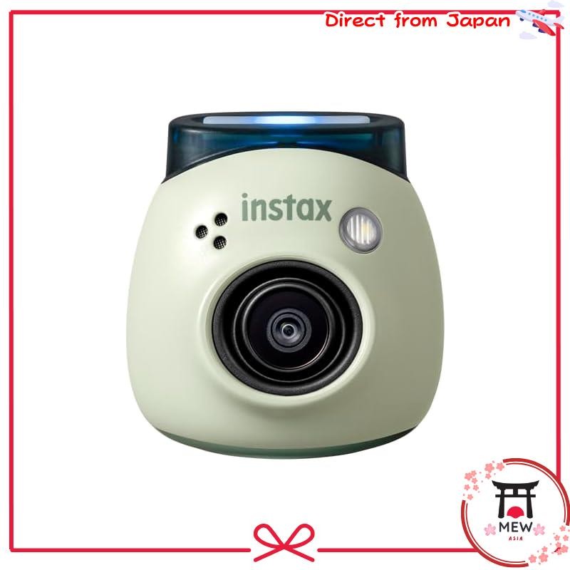 FUJIFILM palm-sized camera Cheki INSTAX Pal pistachio green wide-angle ...