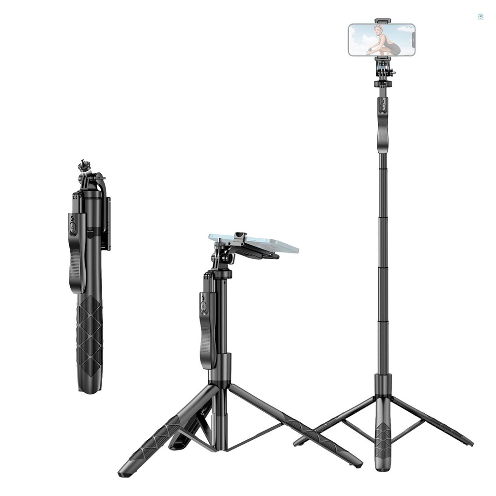 60-Inch Multi-function Selfie Stick Desktop Tripod with 6-Section ...