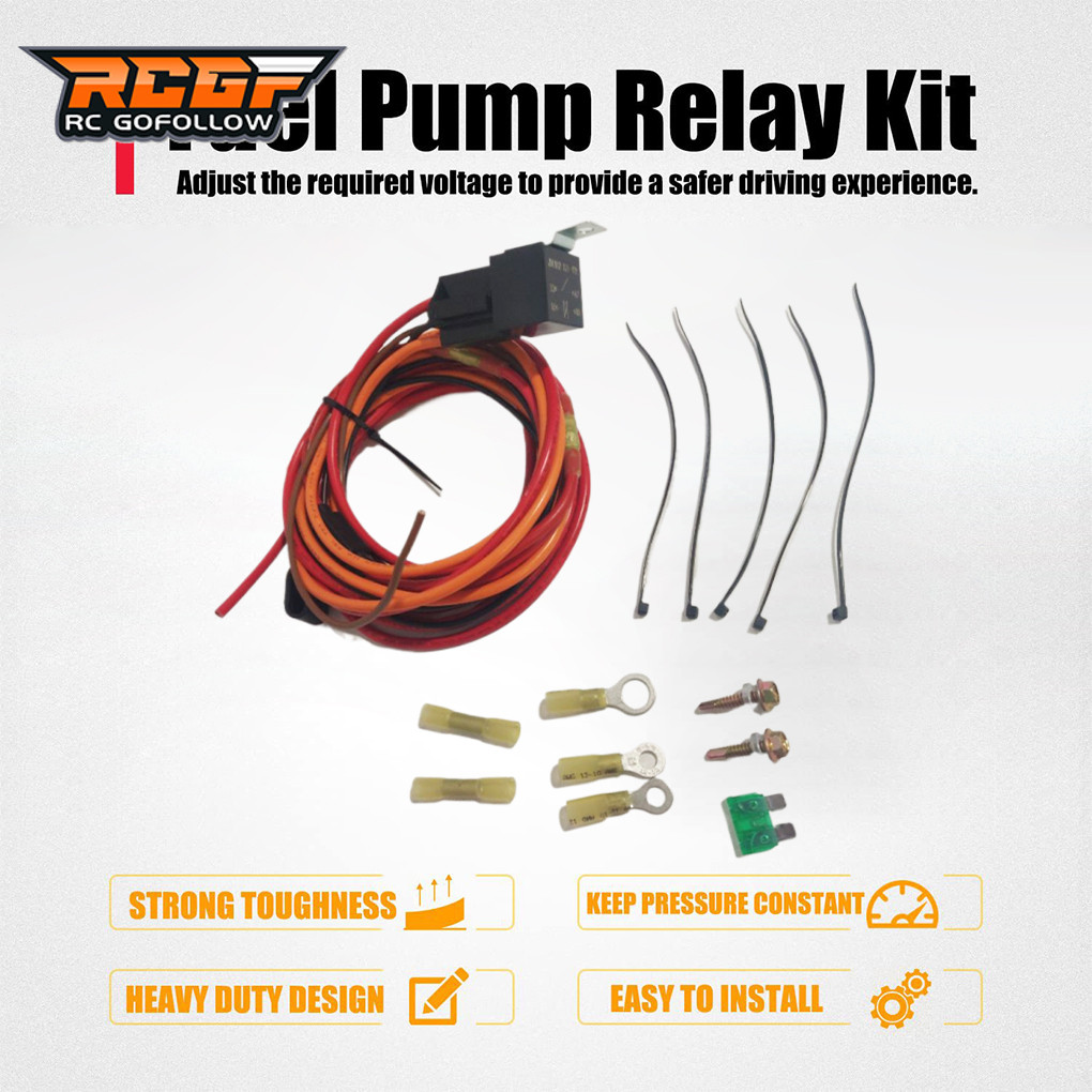 1/2/3 Universal Electric Fuel Pump Relay Kit Relay Kit Car Fuel Pump ...