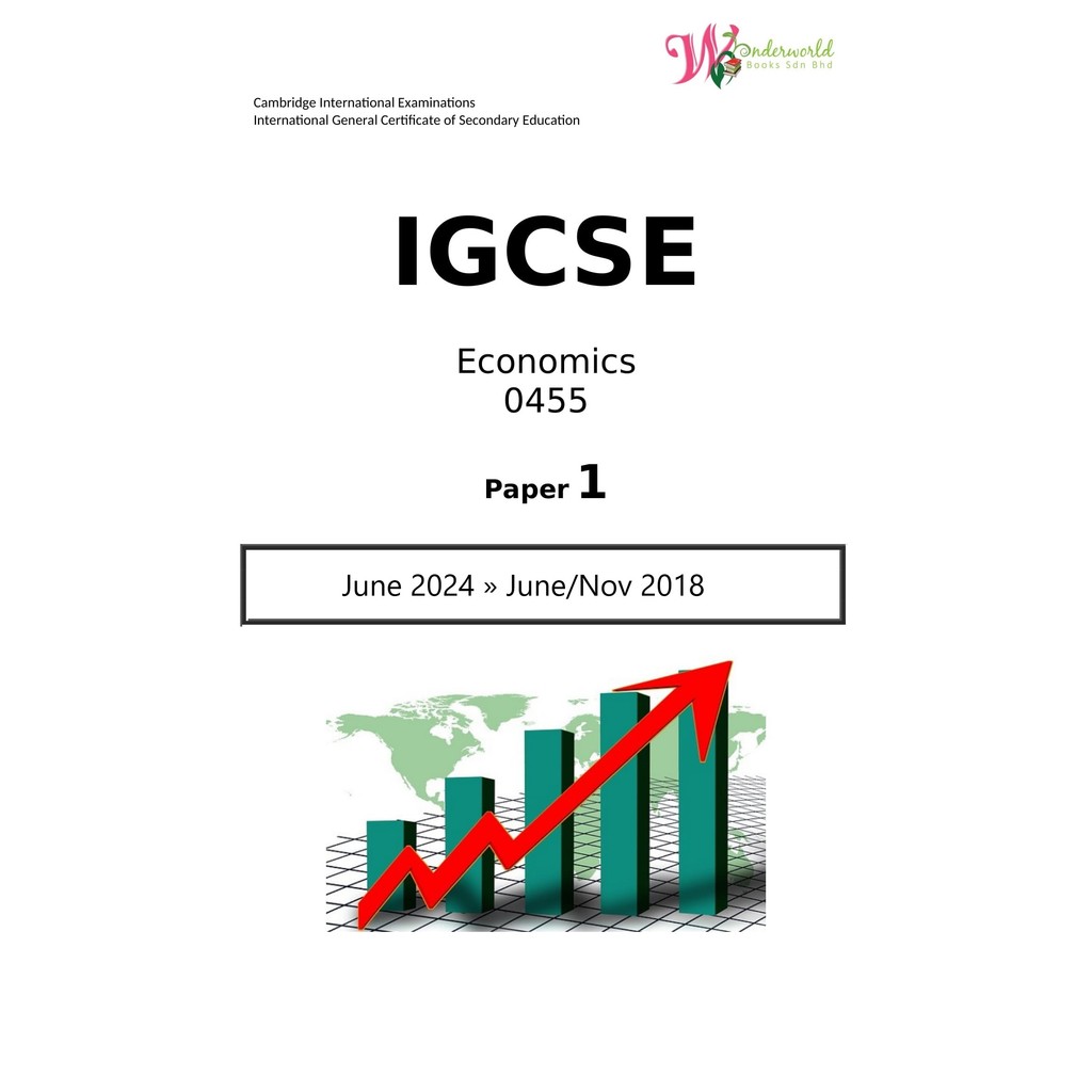 IGCSE Economics 0455 | Paper 1 | Question Papers | Shopee Malaysia