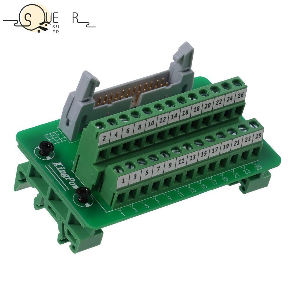 SUEREN Male Connector, 26Pin IDC26P Terminal Block Adapter, Durable PLC ...