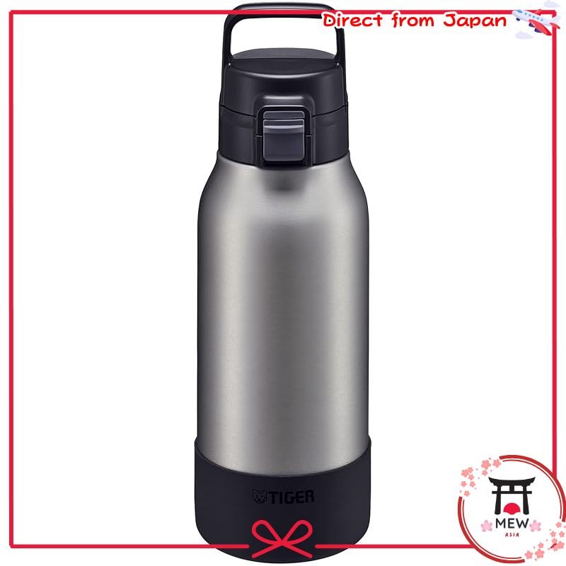 Tiger thermos water bottle, 1 liter, easy to open with one hand with a ...