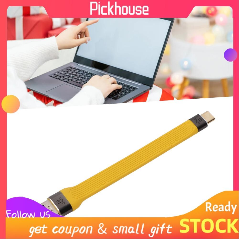 Pickhouse Short USB A To C Cable Portable Small FPC Flexible PD 100w 5A ...
