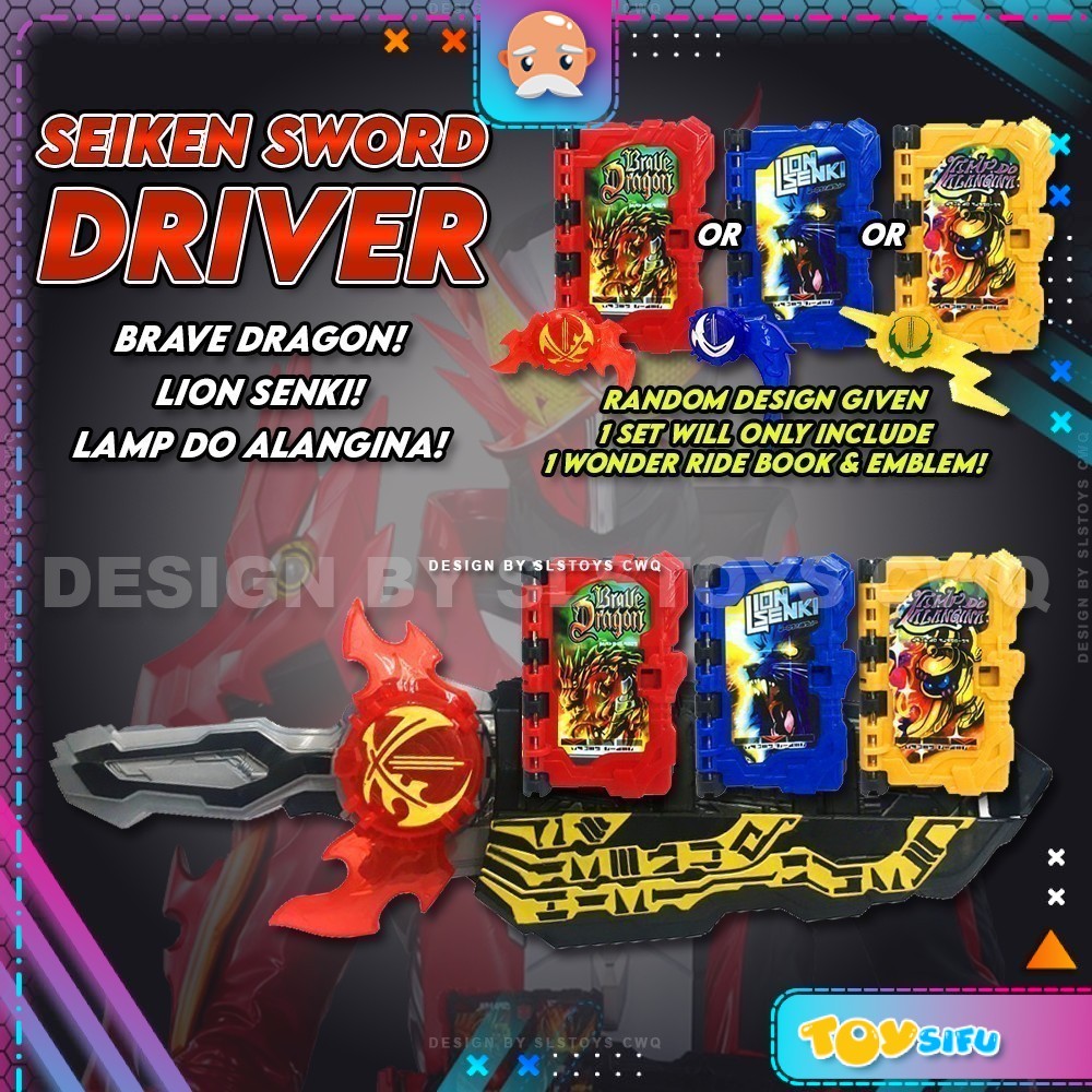 [Light & Sound] Keman Rider Saber Seiken Swordriver Transformation Belt ...