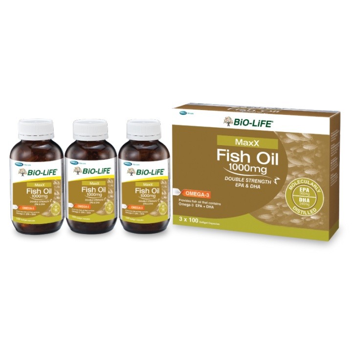 BIO-LIFE MAXX OIL 1000MG 100'S X 3 (EXP: 10/2025) | Shopee Malaysia