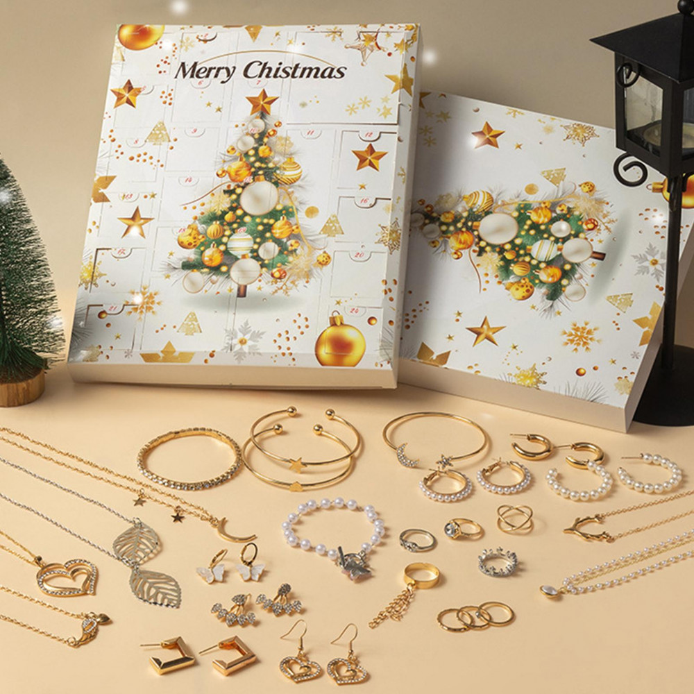 YL Jewelry Advent Calendar 2024 for Girl, Christmas Countdown - 24 Days ...
