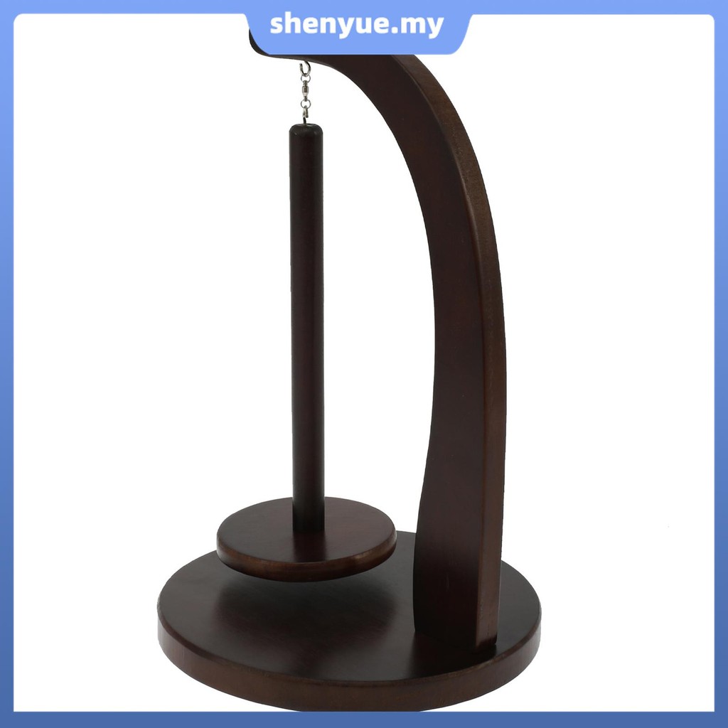 Yarn Holder Wood Yarn Stand 360° Rotating Yarn Spindle Smooth Yarn Ball ...