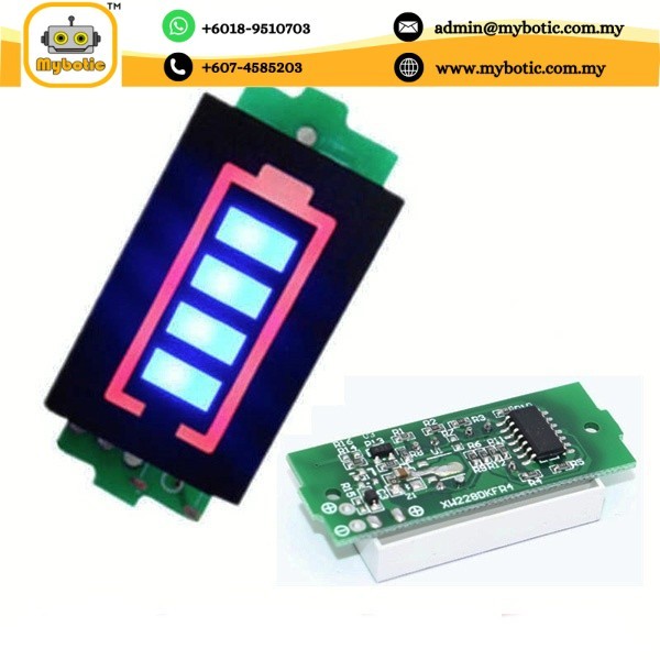 4.2v / 12.6V Battery Charging Level Indicator | Shopee Malaysia