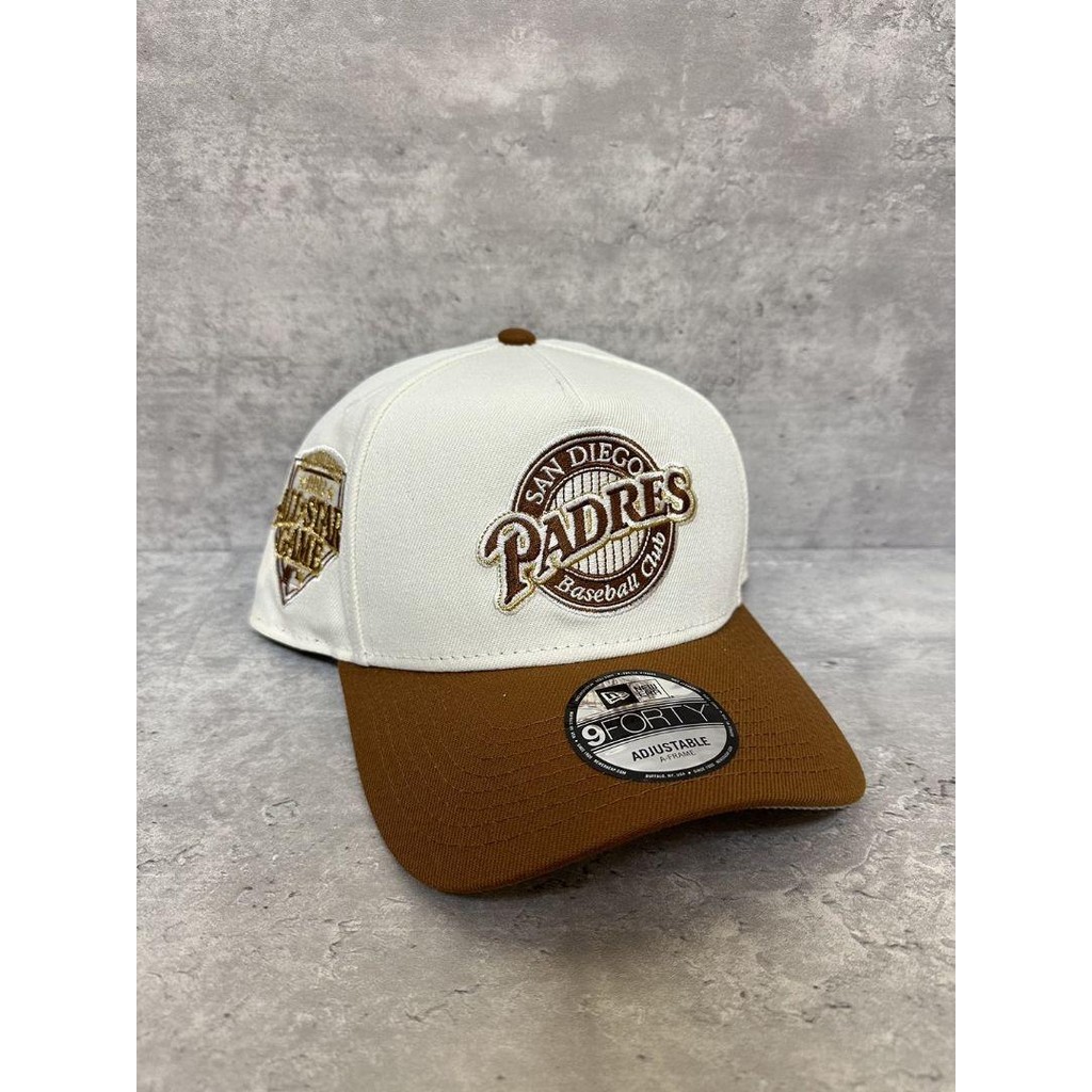 MLB San Diego Padres Peaked Cap Men’s Adjustable A-Frame Grey brim ...