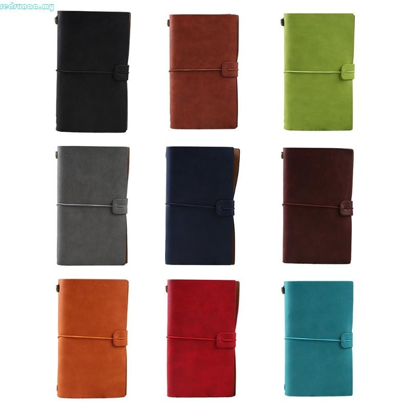 redsunaa Elegant Leather Journey Diary Notepad Journal Planner Notebook ...