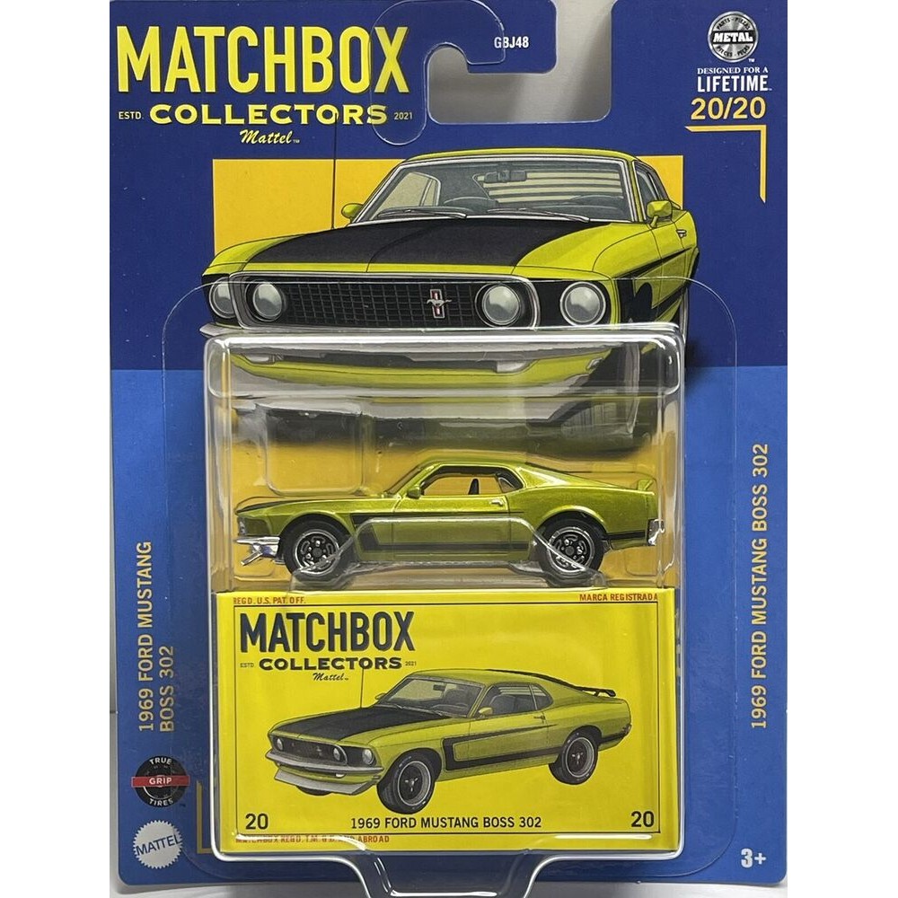 MATCHBOX COLLECTORS 1969 FORD MUSTANG BOSS 302 20/20 | Shopee Malaysia