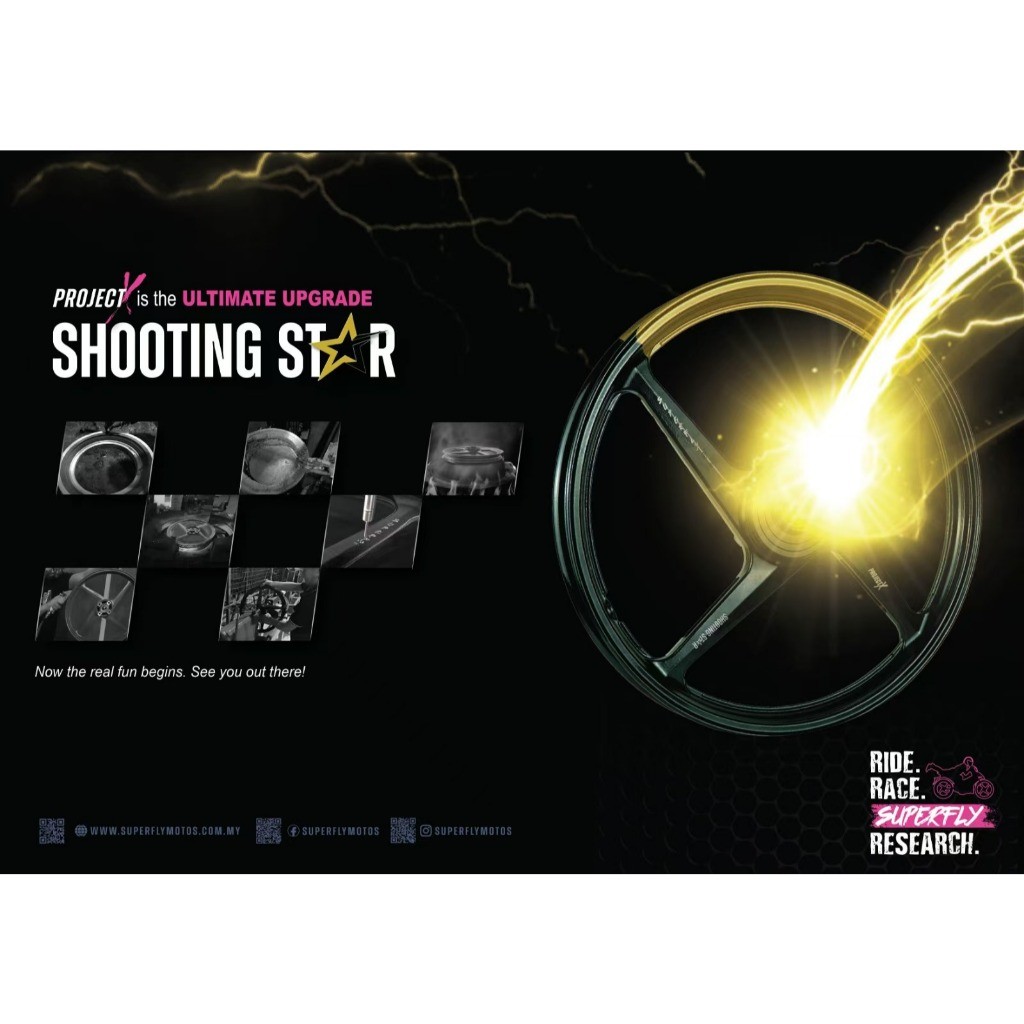 SuperFly PROJECT-X 4 Sport Rim 4 Batang Yamaha Y15 Y16 ABS Special ...