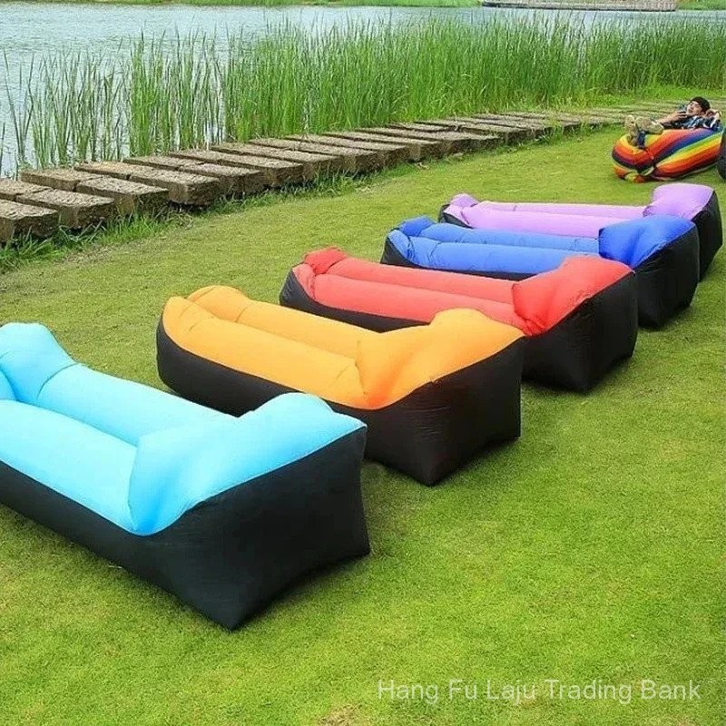 Portable Outdoor Lazy Inflatable Sofa Foldable Camping Inflatable Sofa ...