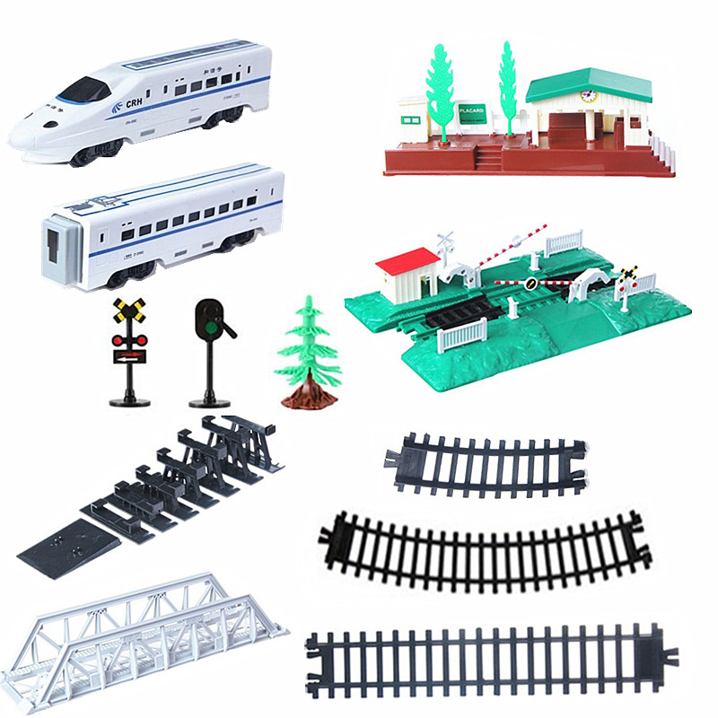 Ole Electric Train Track Educational Toy Moving Car High-speed Rail ...