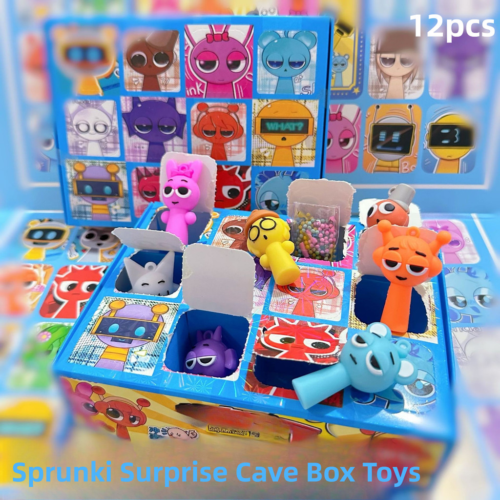 Surprise Cave Box Tung Tung Tung Sahur Model Toy 12pcs Capybara Blind ...