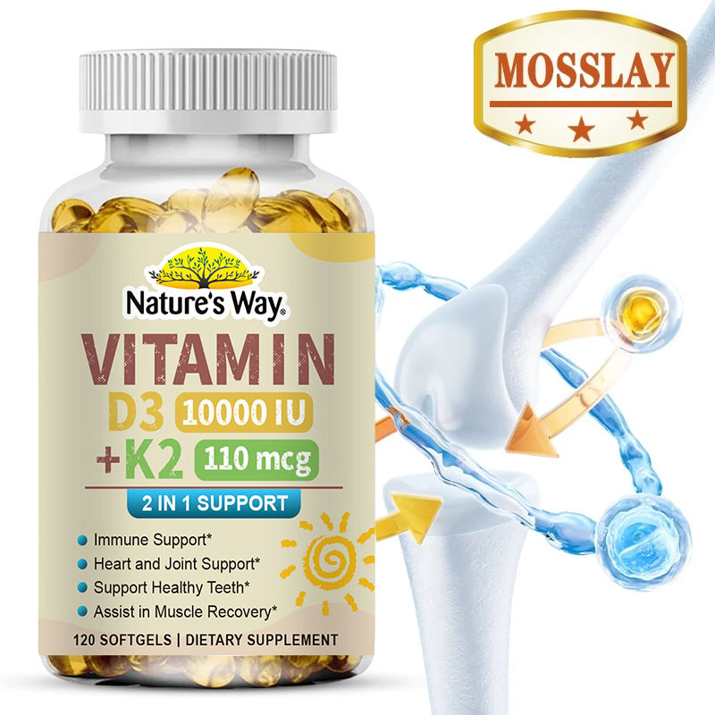 Nature's Way D3 K2 Capsule Promote Calcium Absorption, Strengthen Bones ...