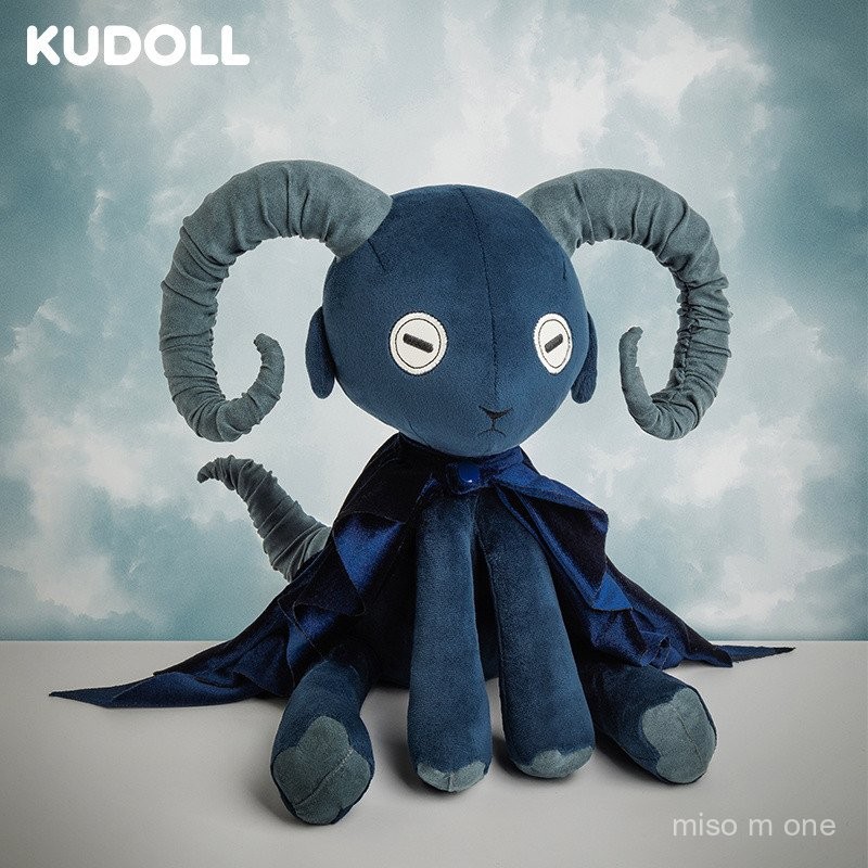 KUDOLL KUDOLL KUDOLL Cthulhu Kuroji Black Goat Sitting Puppet Big ...