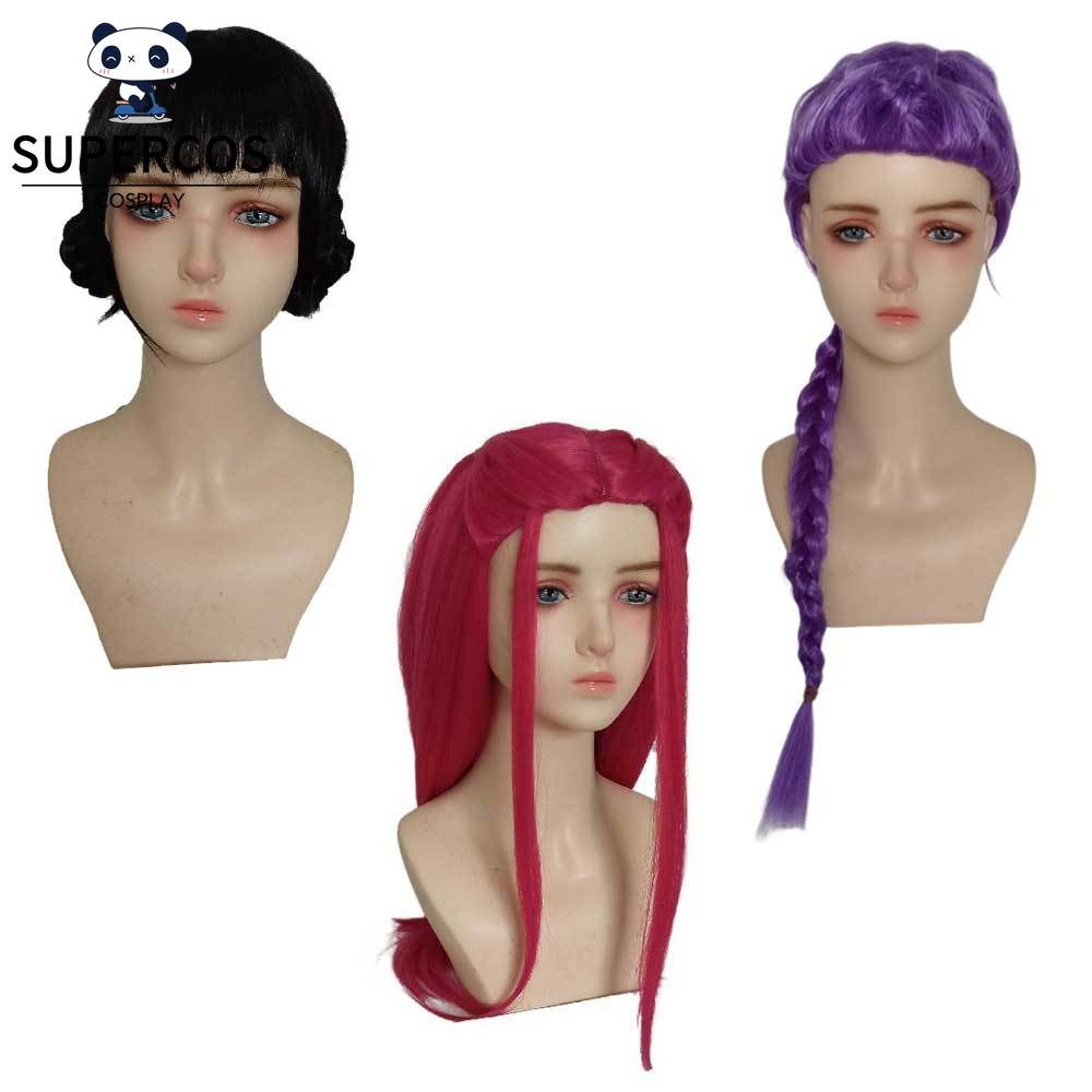 K-Pop: Demon Hunters Mira Rumi Zoey Cosplay Wig for Kids Halloween Party Synthetic Hair | Shopee ...