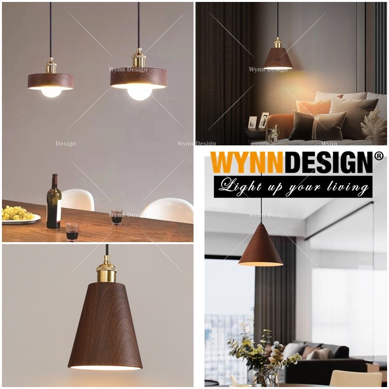 Wynn Design Darkwood Tone Hanging Lamp Bedside Lamp Dining Table Lamp ...