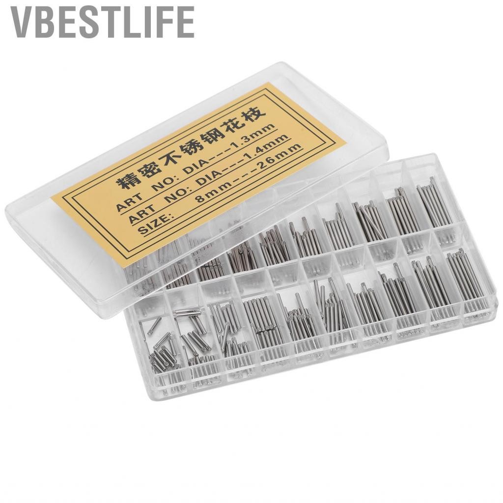 VBESTLIFE Watch Wrist Band Spring Bars Strap Link Pins Repair Kit 1.3mm ...