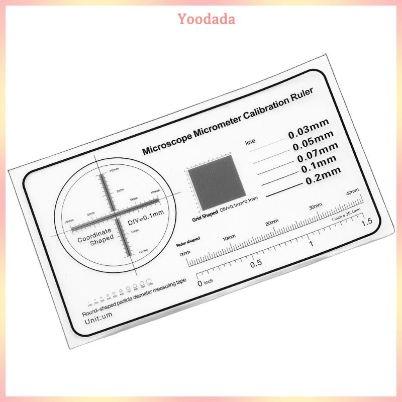 Yoo Upgraded Calibration Scale Microscope Focusing Tool Microscope ...