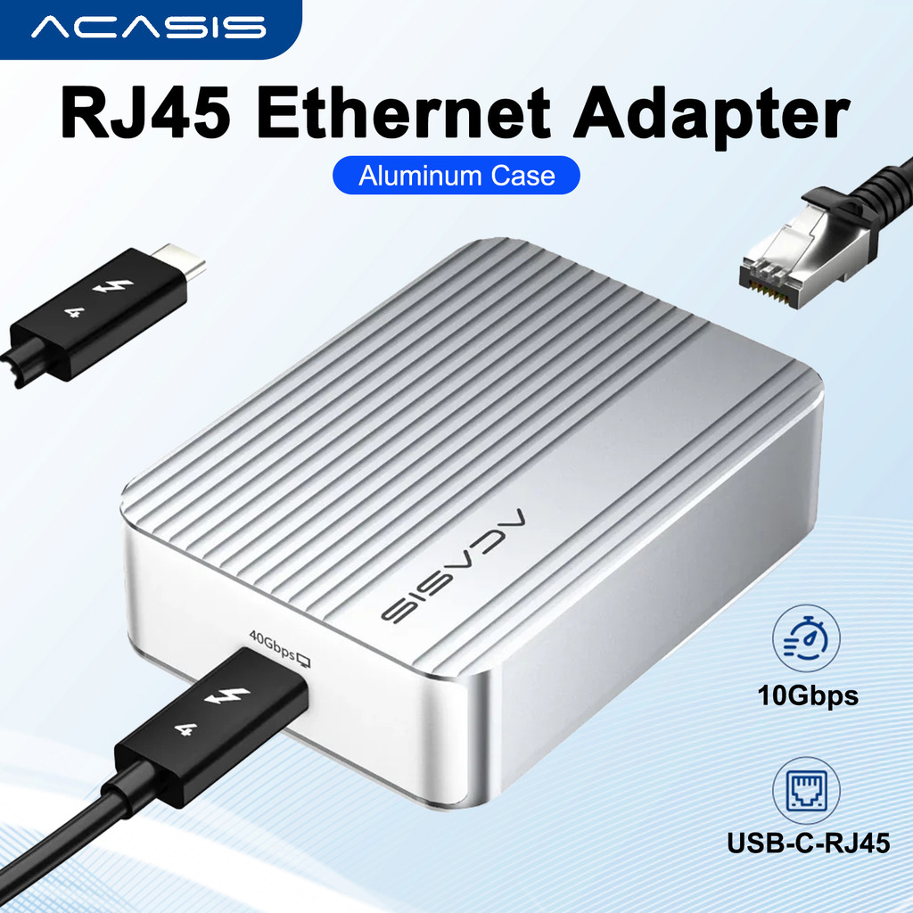 ACASIS 10Gbps USB-C Ethernet Adapter Network Card Thunderbolt 5/4/3 ...
