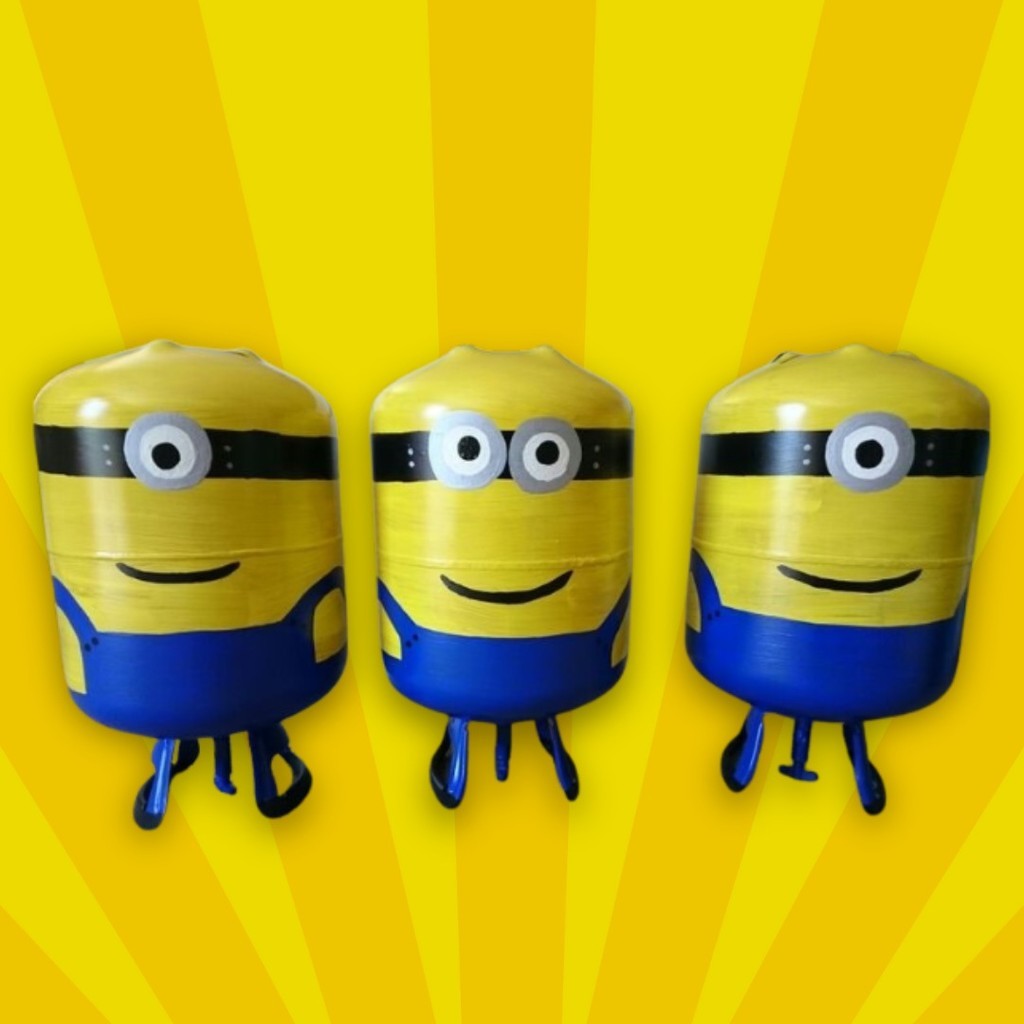 Minion Money Coin Box Aircond Gas Tabung Tong Gas Duit Syiling/kertas ...