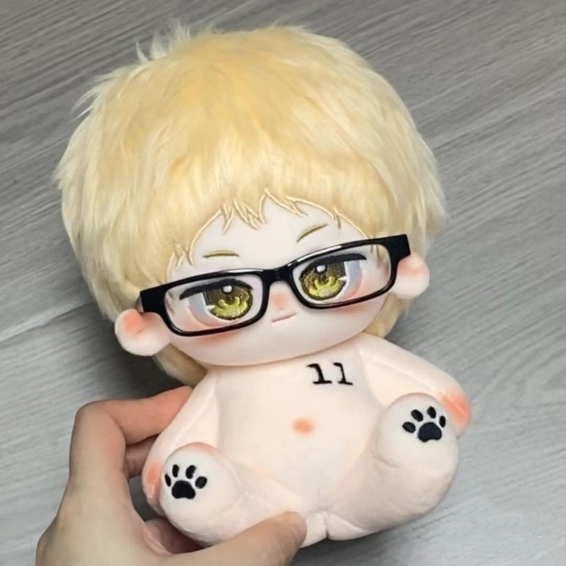 Haikyuu!! Tsukishima Kei Attribute 20CM Cotton Doll Super Cute Give ...