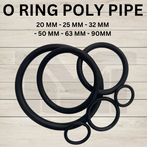 1 pcs Poly O Ring Poly Pipe Fitting EPDM Rubber Gasket Getah Polypaip O ...