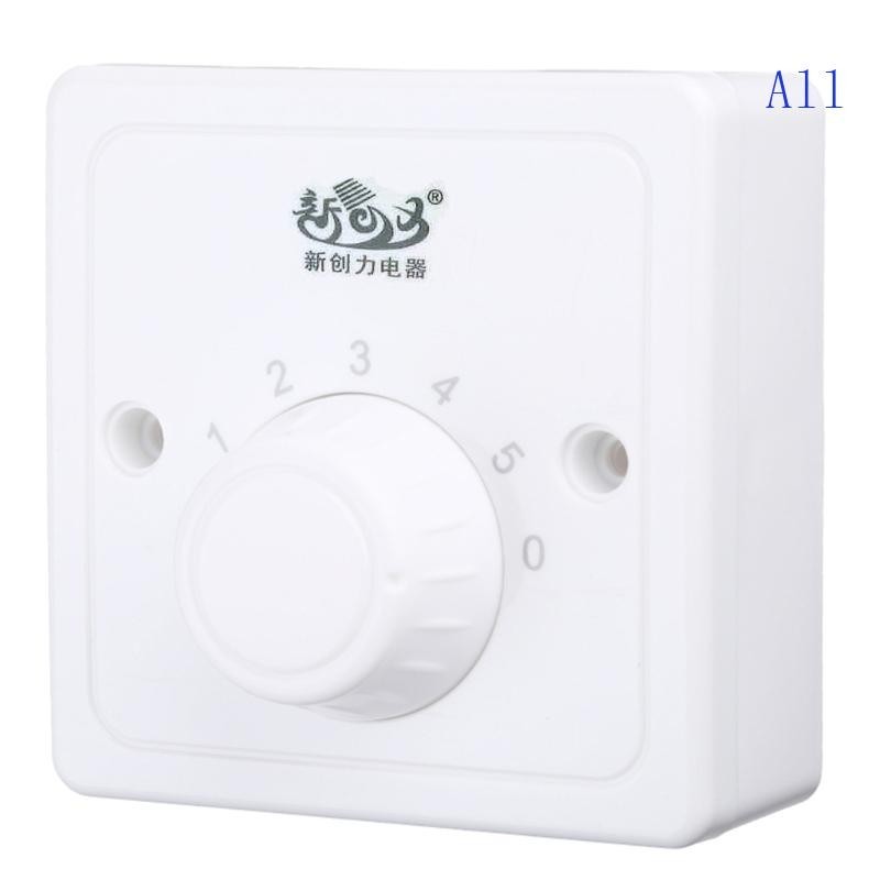 All 5 Gear Fan Speed Control Switch Dial Control Knob Variable Rotary ...