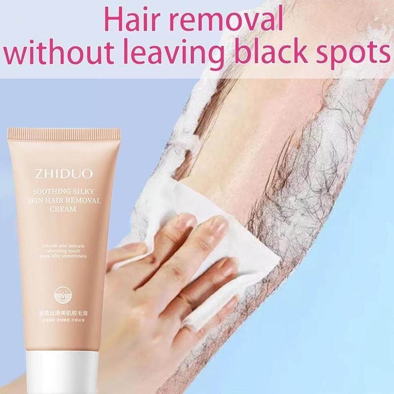 ZHIDUO Silk Hair Removal Cream For The Whole Body, Armpits And Feet Gentle Hair Removal Non ...