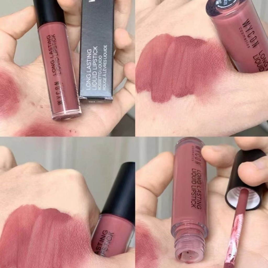 !Italy WYCON Matte Lip Glaze Dirty Red Lipstick Lip!Italy WYCON Matte ...