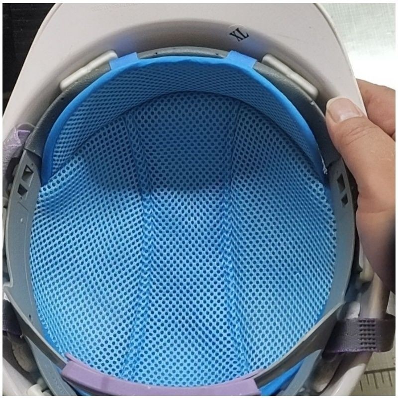 Safety Helmet Lining Blue Sticker Construction Site Construction Leader ...