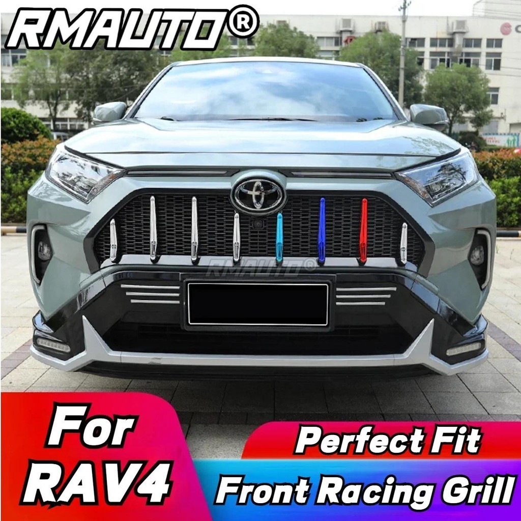 For Toyota RAV4 2019-2021 Front Grille Honeycomb Style Racing Grill ...