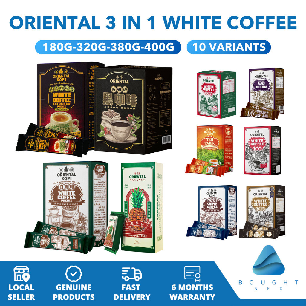 Oriental Kopi 3 in 1 Instant Coffee Mix 180g, 380g, 400g - Drip ...