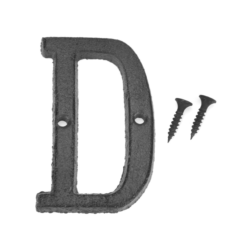 cheerfulhigh Metal DIY Letter Door Plate Cast Iron Alphabet House Sign ...