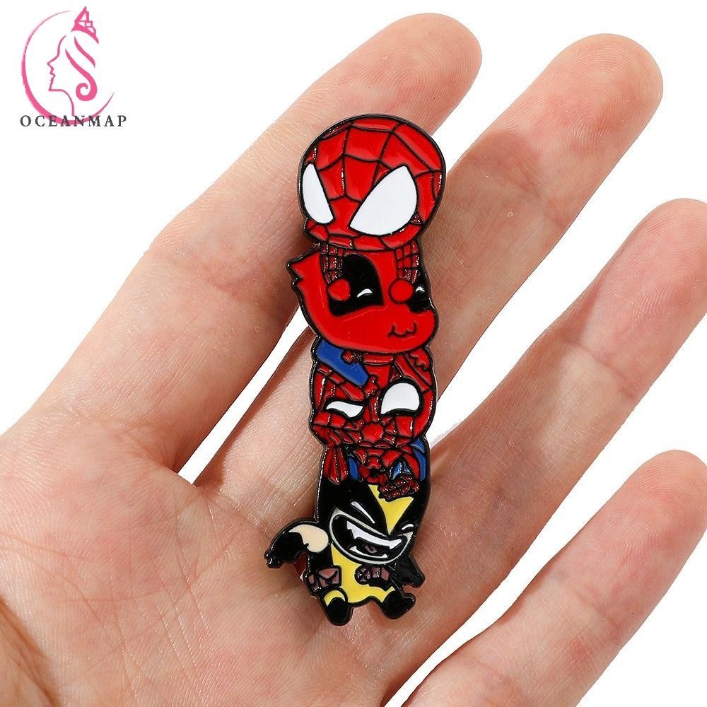 OCEANMAP Wolverine Deadpool Enamel Pin, Movie Periphery Alloy Deadpool ...