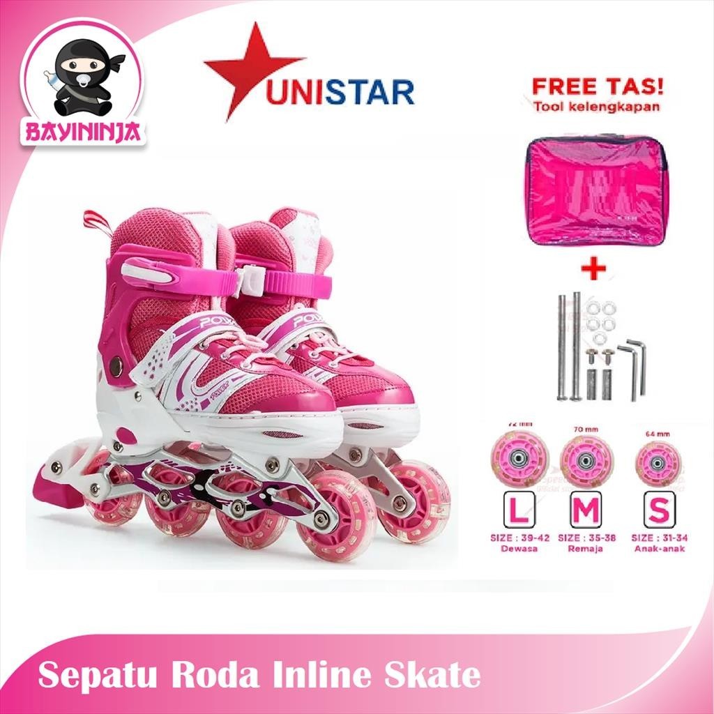 Unistar Random Color Inline Skates | Shopee Malaysia