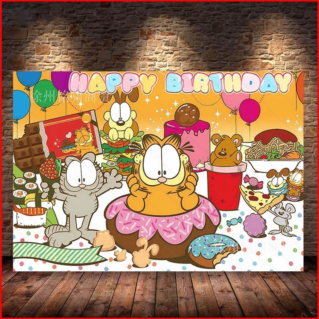 YS Garfield Theme Cartoon Animation Celebrate Party Photo Photography ...