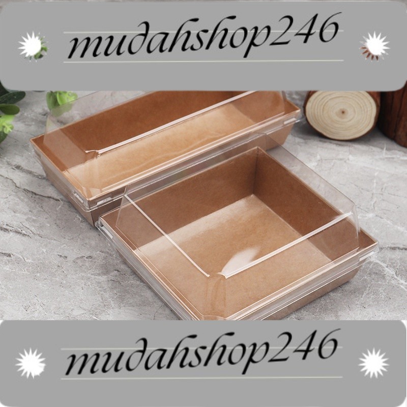 [Premium] Kraft/White Paper Square and Rectangular Cake Box with ...