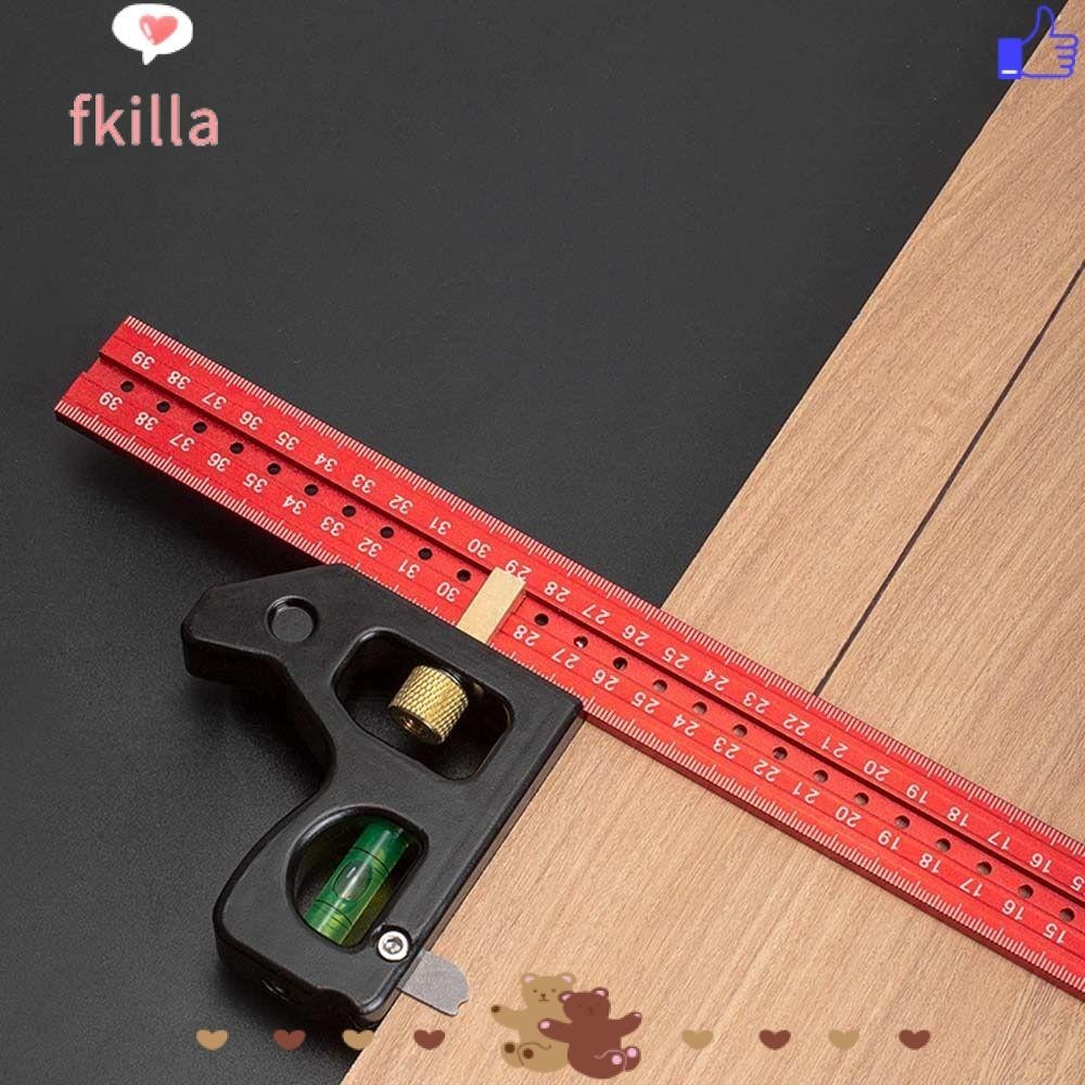 FKILLA1 Level Gauge, Adjustable with Bubble Combination Right Angle ...