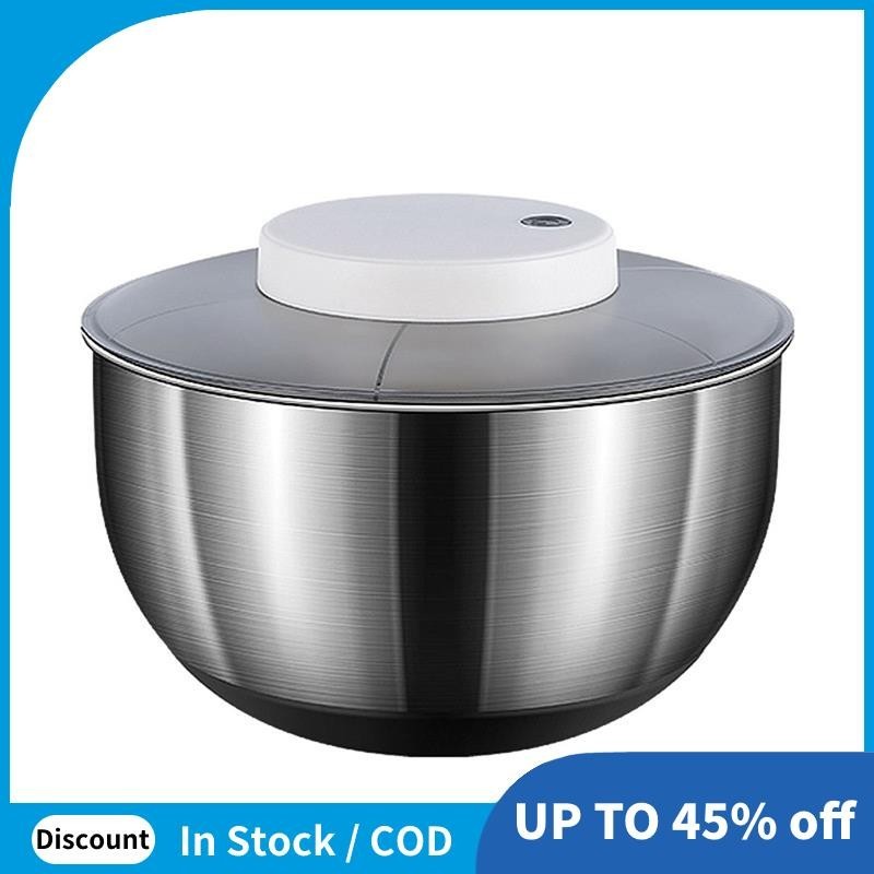 Automatic Electric Salad Spinner Multifunctional Vegetable Washer ...