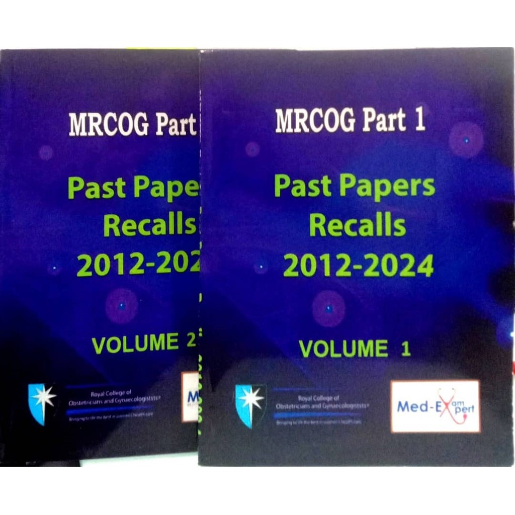 MRCOG PART 1 PAST PAPER RECALLS 2012-2024 (2 VOL) | Shopee Malaysia