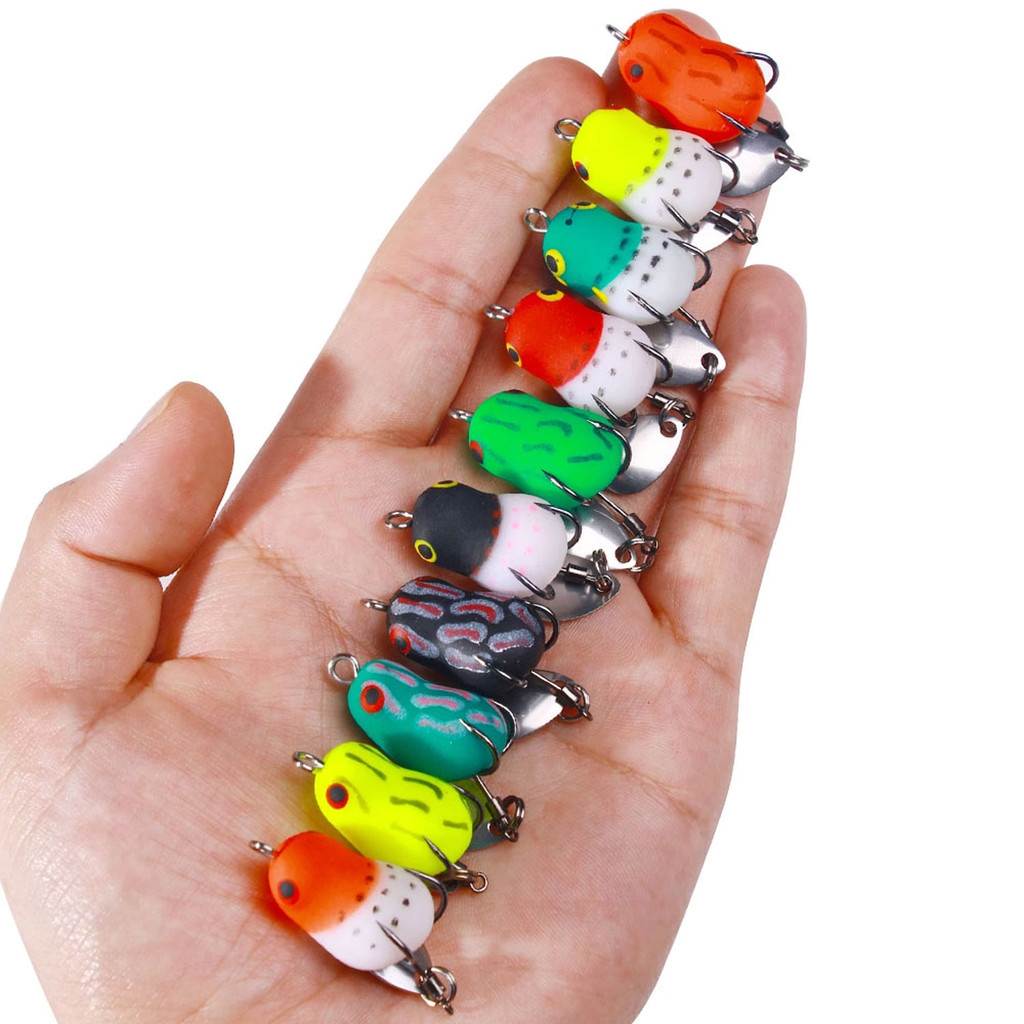 【KTE】 3.2cm Thai Mini Umpan Katak Soft Frog Gewang Casting Topwater ...